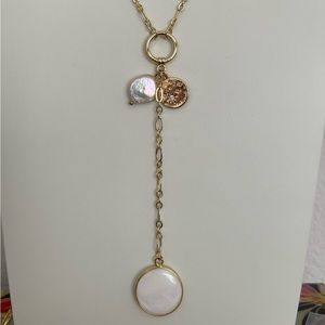 Panacea Cache | Jewelry | Panacea Pearl Drop Chain Necklace | Poshmark